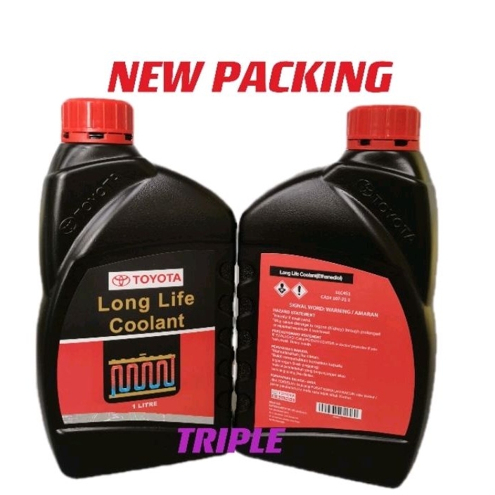 TOYOTA LONG LIFE RADIATOR COOLANT 1 LITRE | Shopee Malaysia