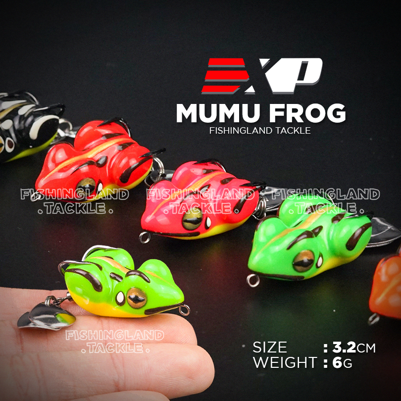 EXP Mumu Soft Frog | 3cm / 6g | Umpan Tiruan Thailand Katak Getah ...