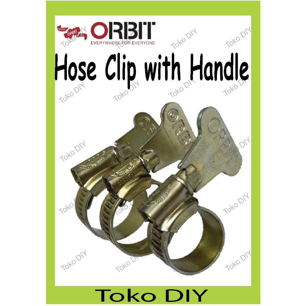 ORBIT Thumbscrew Hose Clip Size 13-16MM /13-20MM/16-22MM | Shopee Malaysia