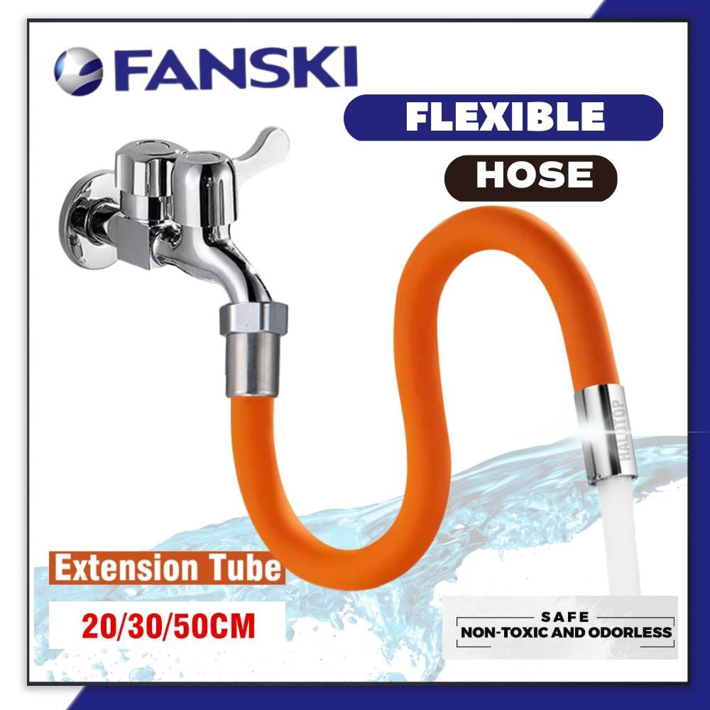 Flexible Hose Silicone Tube Kitchen Faucet Universal Interface 360 ...