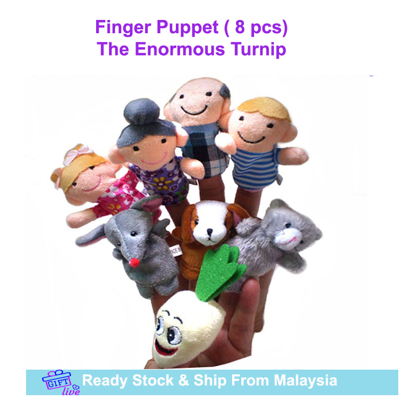 Story Finger Puppet Set Fairy Tale Finger Toys Plush Soft Puppet Little ...