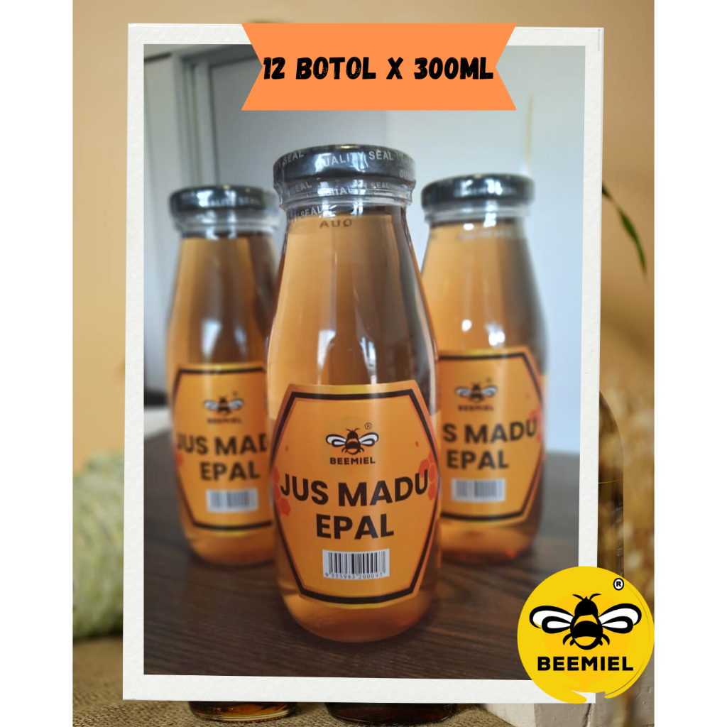 BEEMIEL Ready To Drink Jus Madu Epal (12 x 300ml) | Shopee Malaysia