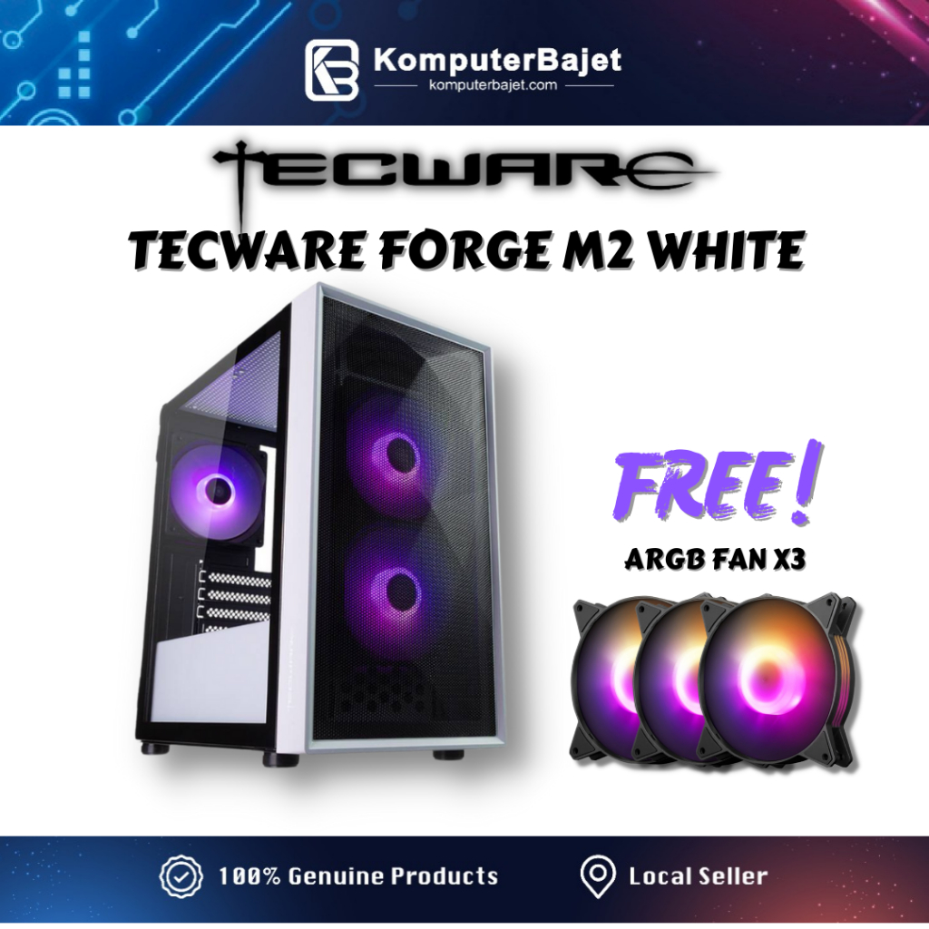 TECWARE GAMING ATX MATX ARGB DESKTOP CASING VXM VXN VXC FORGE S ...