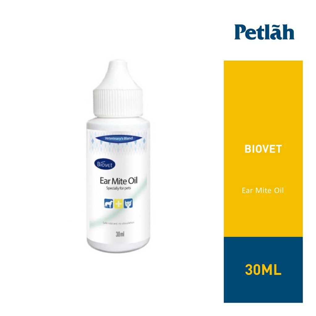 Biovet CAT AND DOG Ear Mite Oil 30ml | Shopee Malaysia
