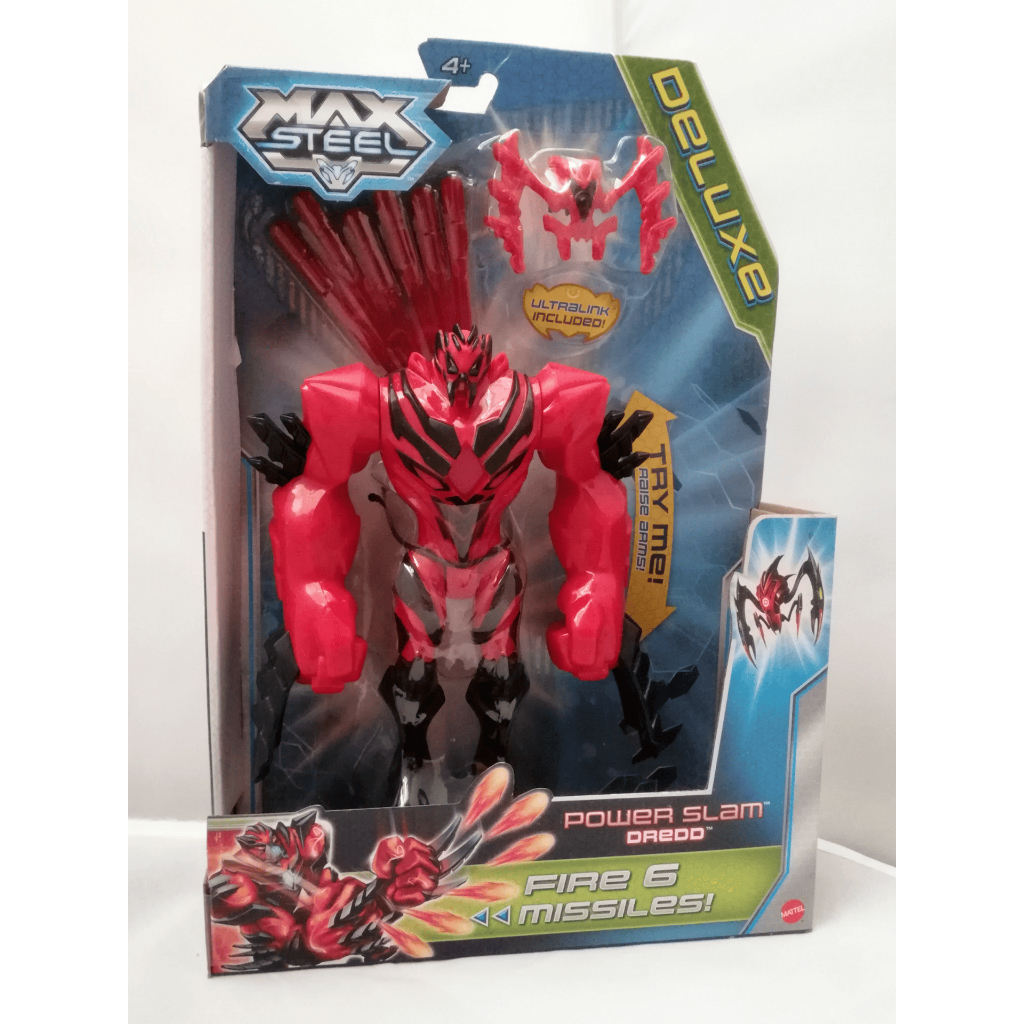 MAX STEEL Power Slam Dredd DELUXE with ULTRALINK Included! | Shopee ...