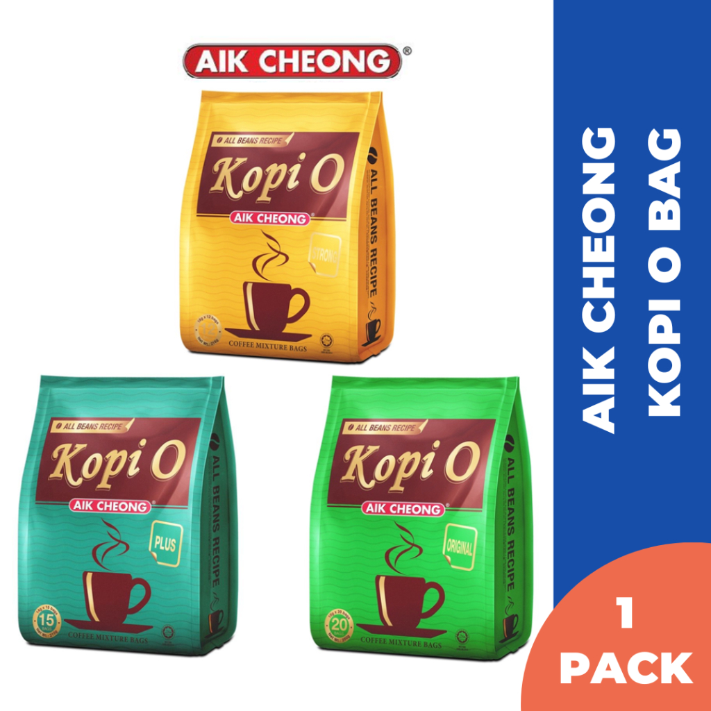 AIK CHEONG Kopi O Bag - Original/ Strong/ Plus | Shopee Malaysia