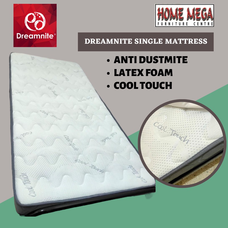 Dreamnite Dreamy Single Latex Foam Mattress | 5 inch | Anti dustmite ...