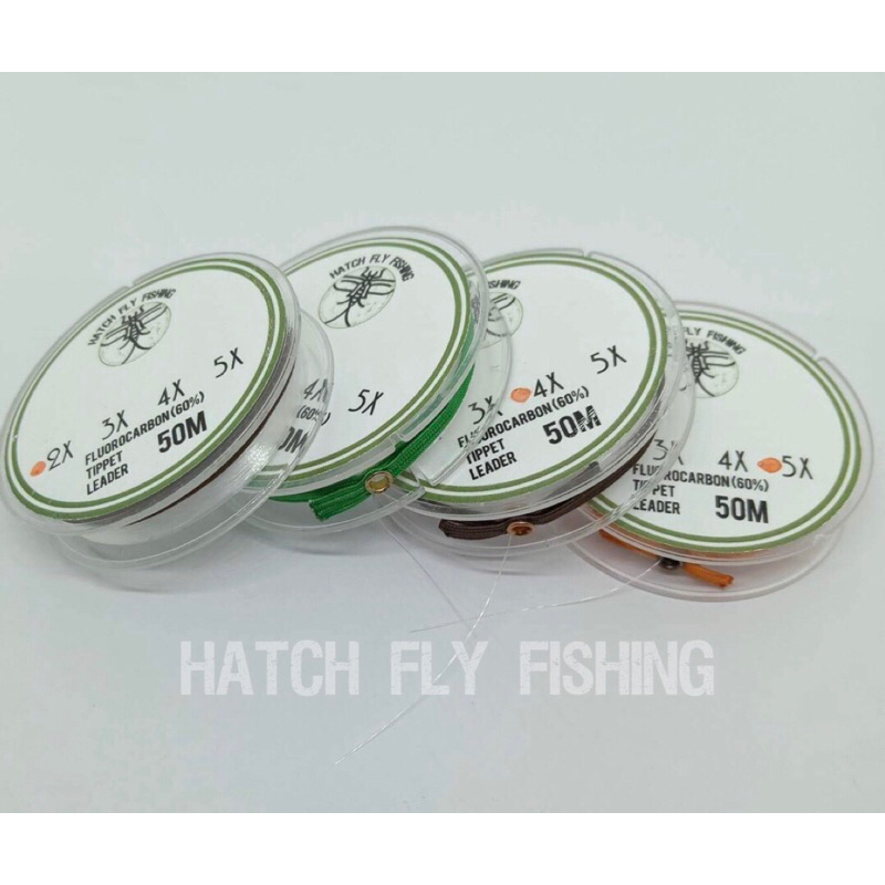 Fluorocarbon(60%)tippet leader 2X/3X/4X/5X 50meter | Shopee Malaysia