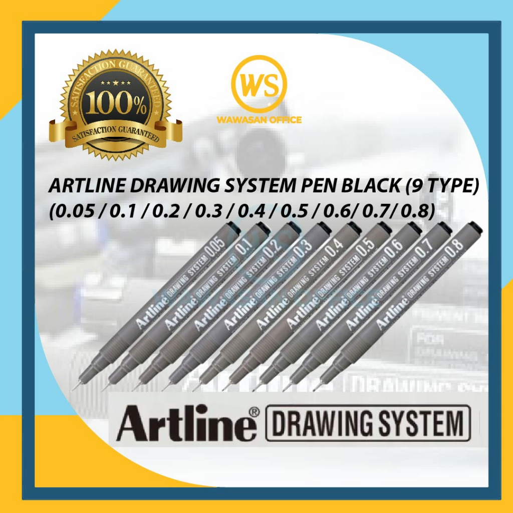 Artline Drawing System Pen / Drawing Pen / Artline Drawing Pen Set ...