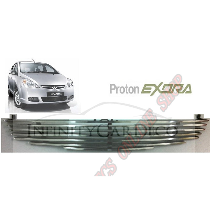 Proton Exora Old Aluminium Sporty Platinium Black Chrome TOP Front ...
