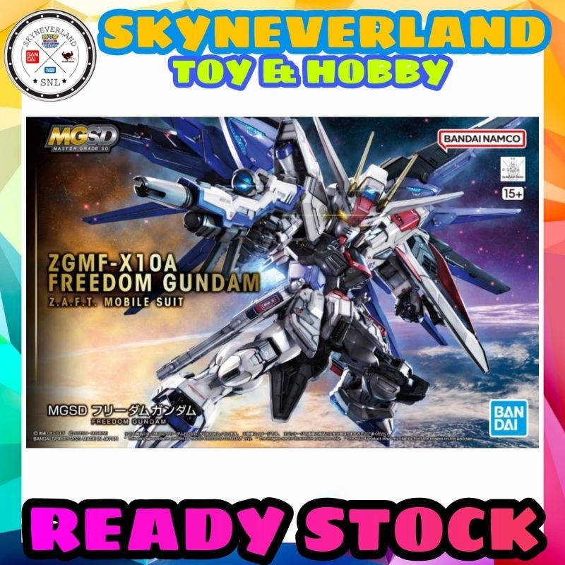 BANDAI MGSD ZGMF-X10A FREEDOM GUNDAM 64257 Master Grade SD Freedom ...