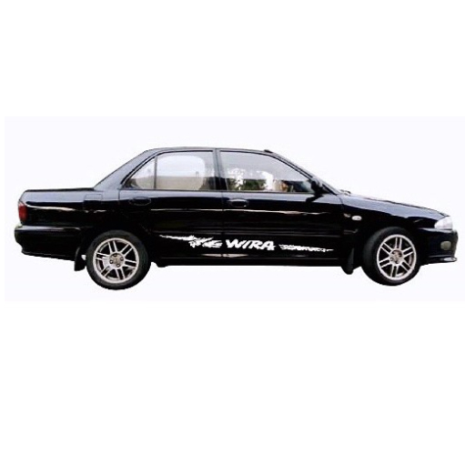 Proton Wira Car Side Body Vinyl Decal Sticker | Shopee Malaysia