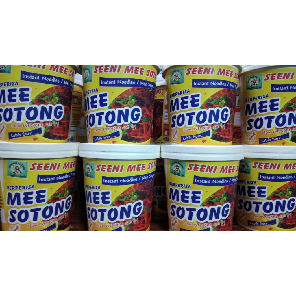 (SEENI MEE SOTONG INSTANT NOODLE CUP )/ (MI SEGERA PERISA SEENI MEE ...