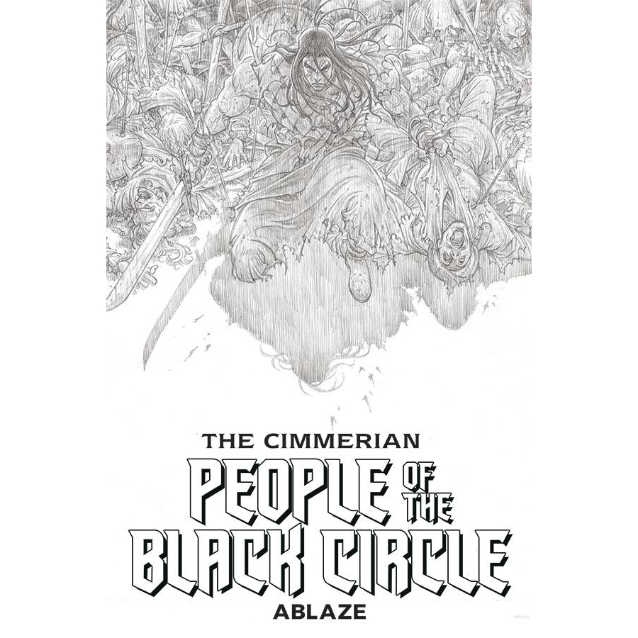 CIMMERIAN PEOPLE OF BLACK CIRCLE #1 BLACK & WHITE INTERIOR PAGES ...