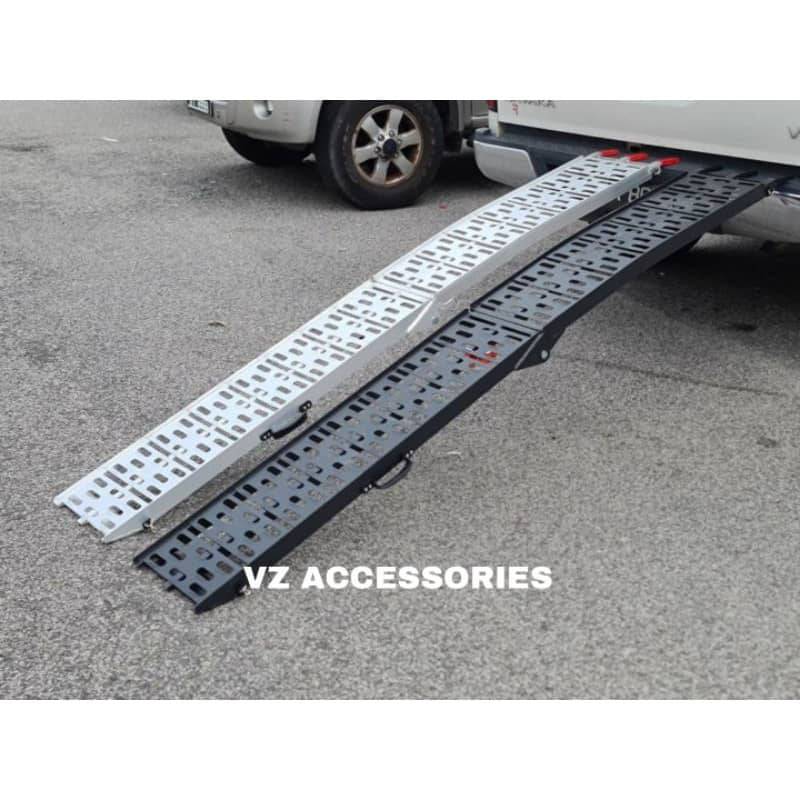 READY STOCK} MOTORCYCLE RAMP LADDER BIKE MAX LOAD 340KG FOLDING TYPE 8 ...