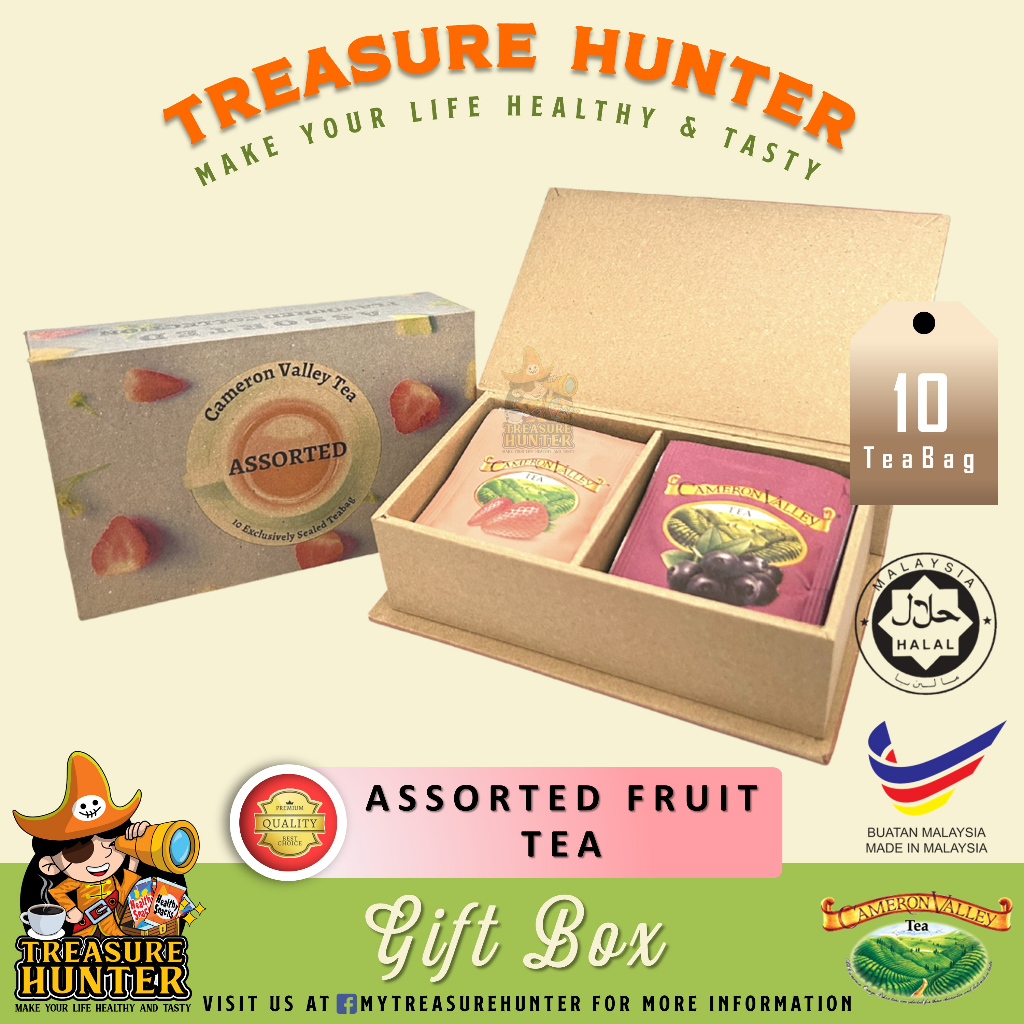 Cameron Valley Assorted Fruit Tea Handmade Gift Pack / Trial Pack 10 ...