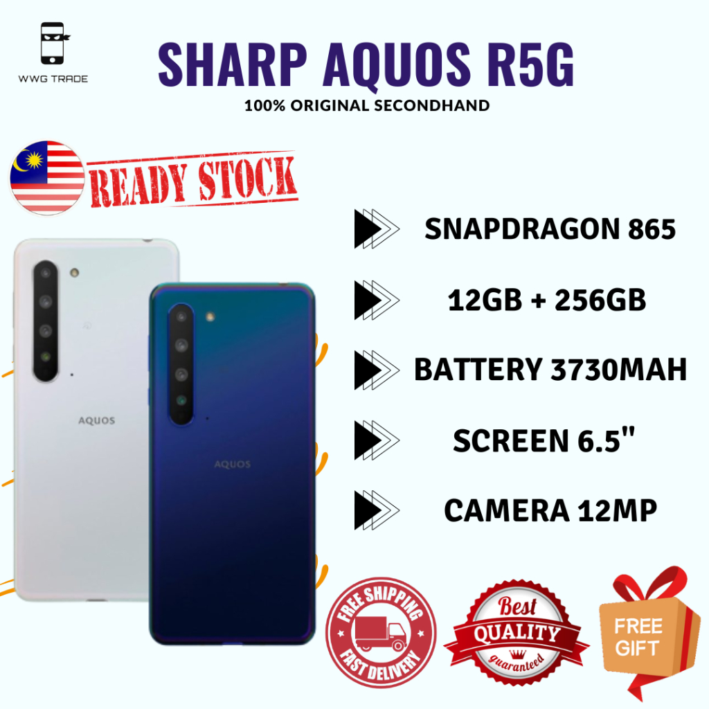 🔥ORIGINAL SHARP AQUOS R5G (12+256GB) SNAPDRAGON 865 | KL READY STOCK🔥 ...