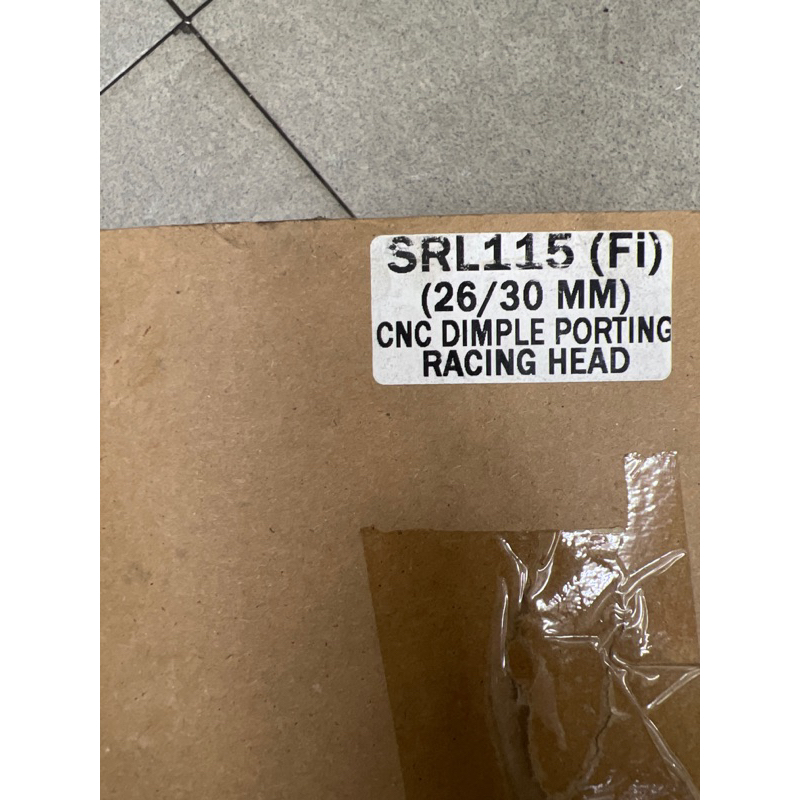 SRL115FI HEAD RACING 26/30MM CNC DIMPLE PORTING RACING HEAD FI SRL115 ...