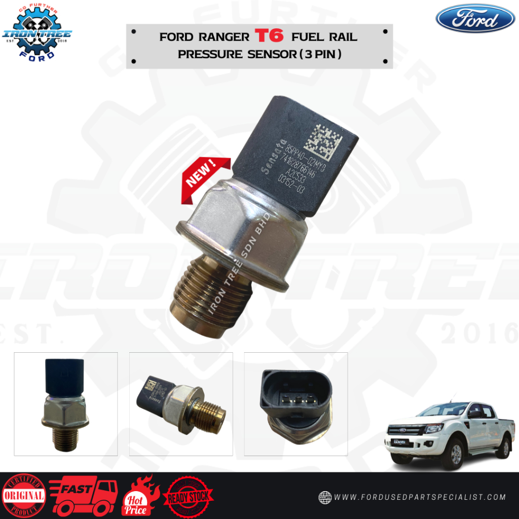 Original Ford Ranger 2.2/3.2 Fuel Rail Pressure Sensor 3 PIN Price for ...