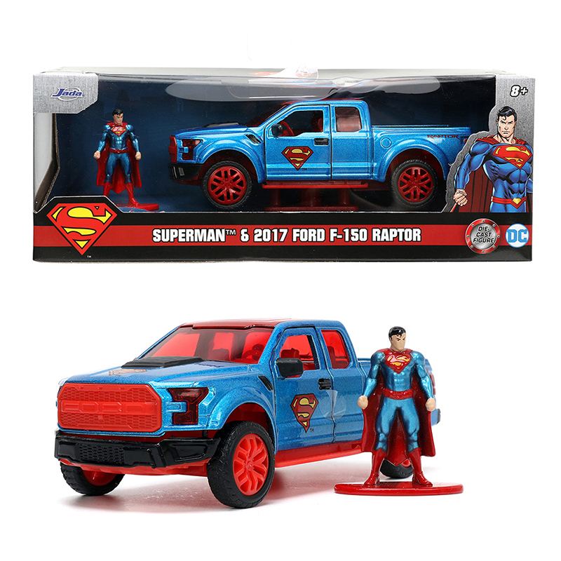 SUPERMAN & 2017 FORD F-150 RAPTOR 1:32 DIECAST MODEL COLLECTION CAR ...