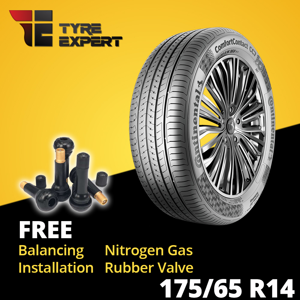175/65R14 CONTINENTAL ComfortContact CC7 (With Delivery/Installation) Myvi Axia Iriz tyre ...