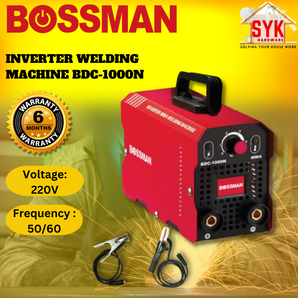 SYK Bossman BDC-1000N Inverter Electric Welding Machine Metal Steel ...