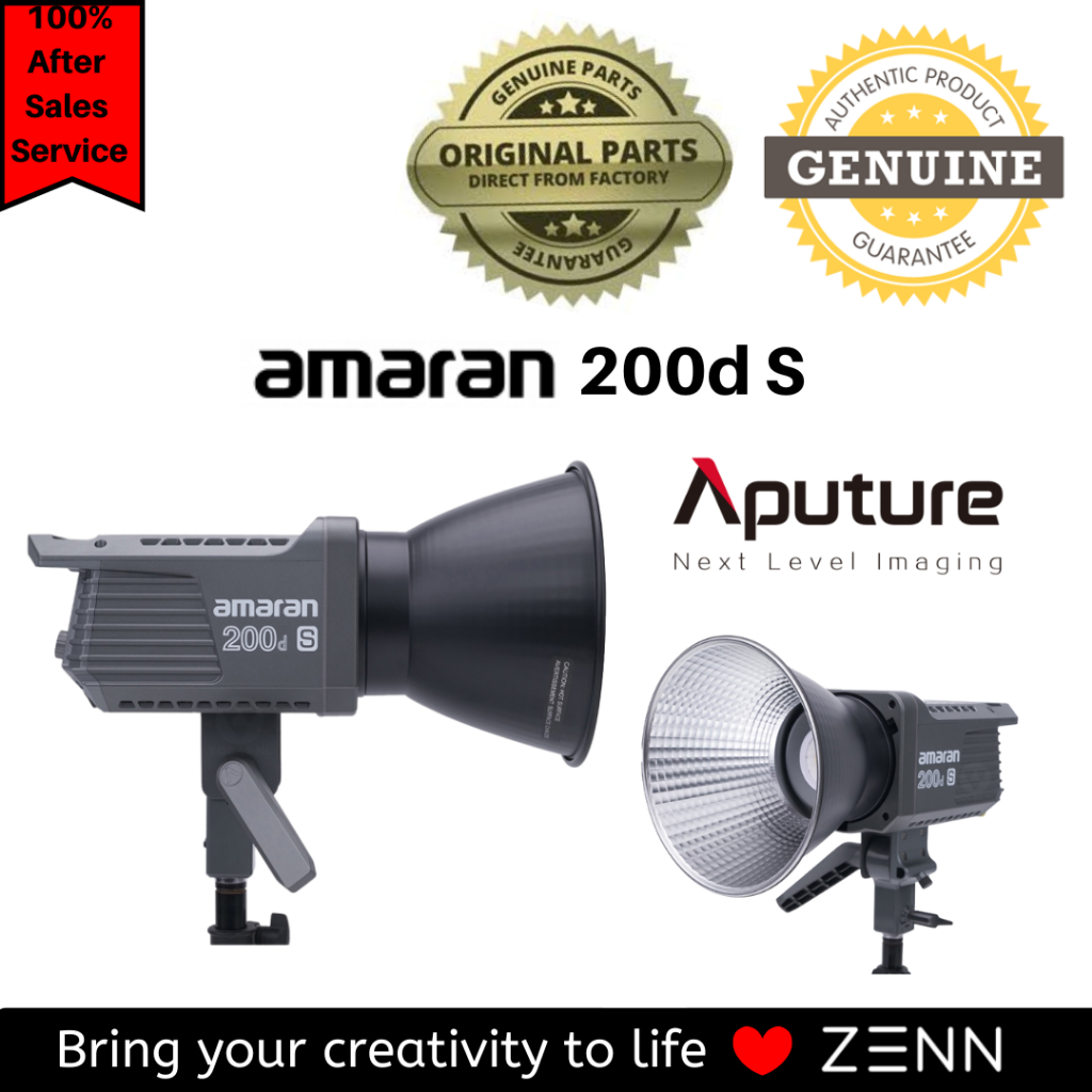 Aputure Amaran 200D S / 200X S 200W Daylight Ultra-High SSI Point ...