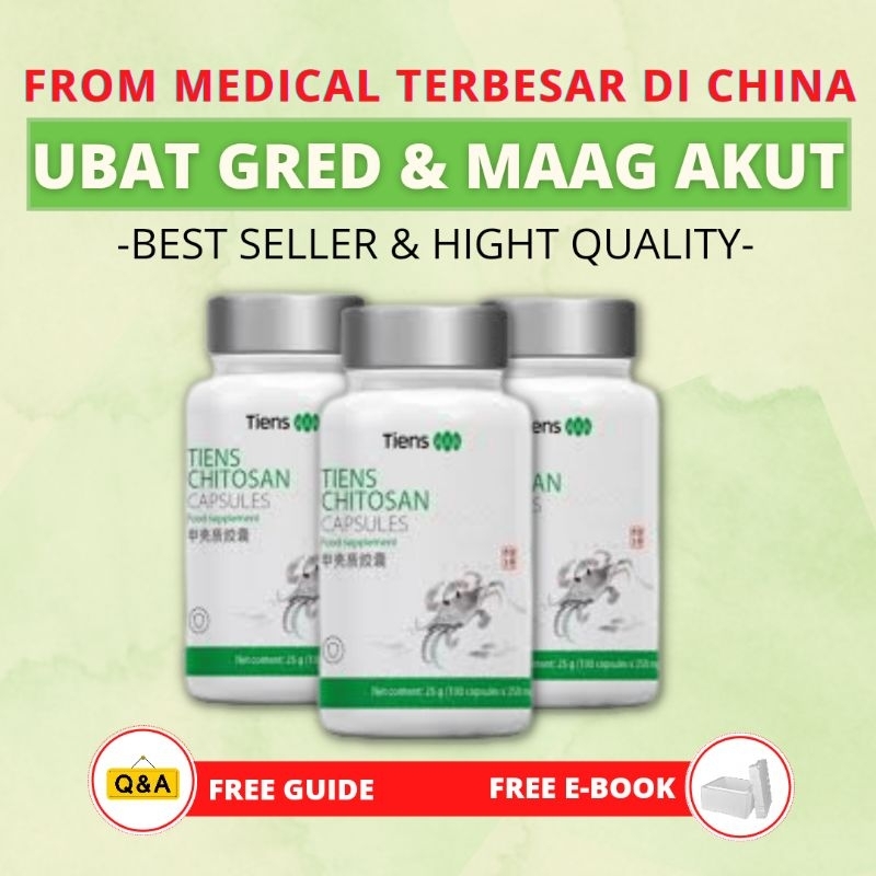 CHITOSAN - CHITIN CHITOSAN - UBAT GERD & MAAG AKUT - UBAT DETOX ...