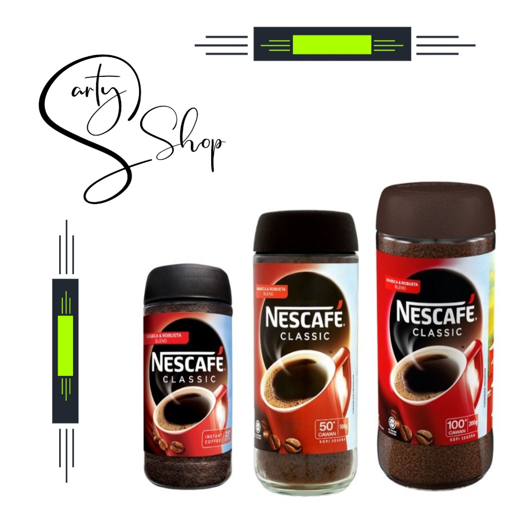 Nescafe Classic Jar (50g/100g/200g) | Murni Grocer | Shopee Malaysia