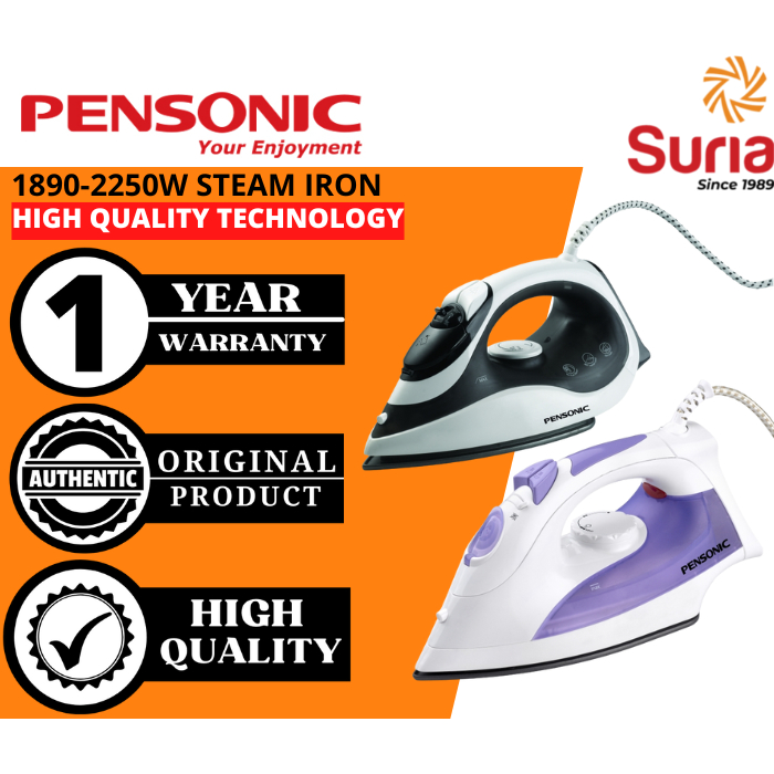 Pensonic 3 in 1 Function Steam Iron Seterika Baju Seterika Wap Seterika ...