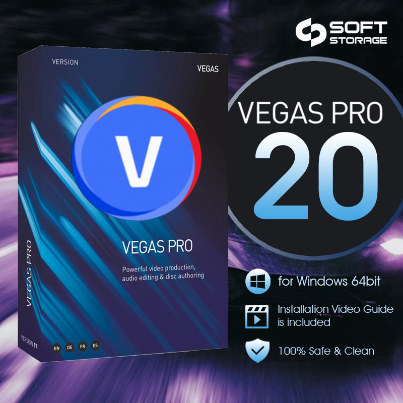MAGIX VEGAS Pro 20 Video Editor Windows 64Bit [Latest Version] | Shopee ...
