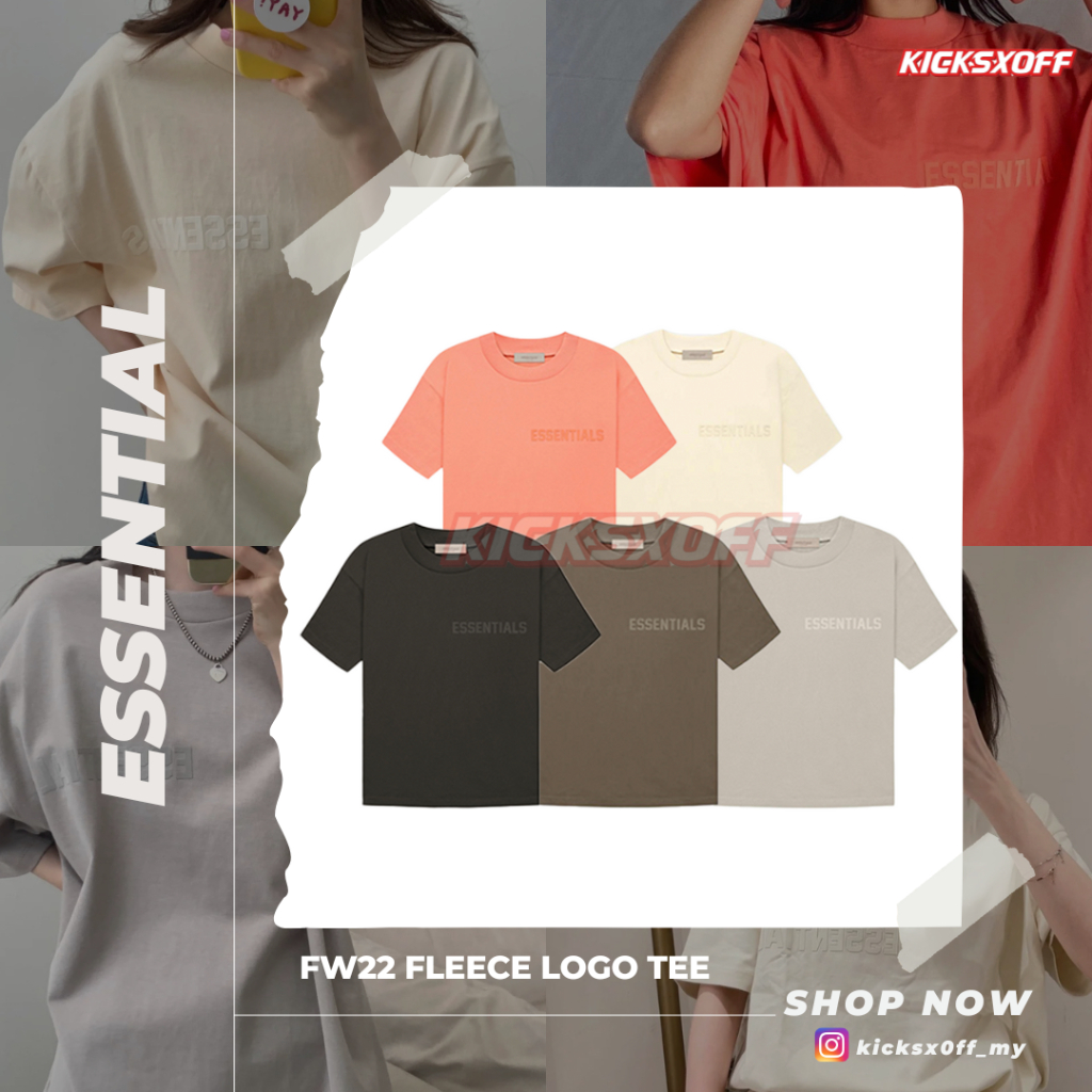 *READY STOCK* ESS FW22 3D Logo Oversized Tee Hype/Fashion/Streetwear ...