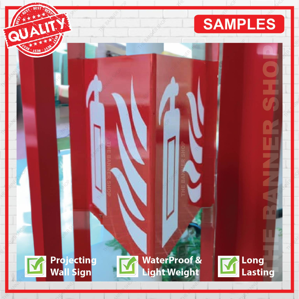 Fire Projecting 3D Signage, Fire Extinguisher, Fire Alarm, Fire Hose ...