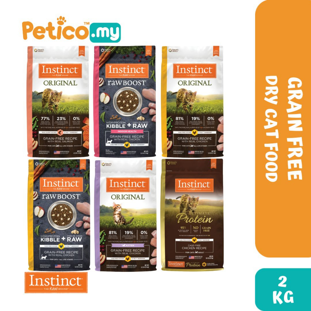 Instinct Cat Original / Raw Boost / Ultimate Protein Grain-Free Recipe ...