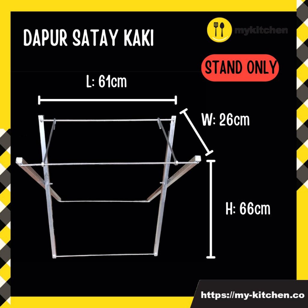 [MY KITCHEN] Dapur Satay Kaki and 30" Satay Stove Foldable Dapur Satay ...