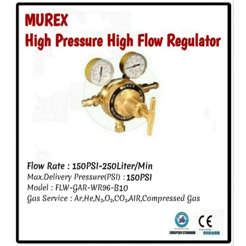 MUREX High Pressure High Flow Regulator | Shopee Malaysia