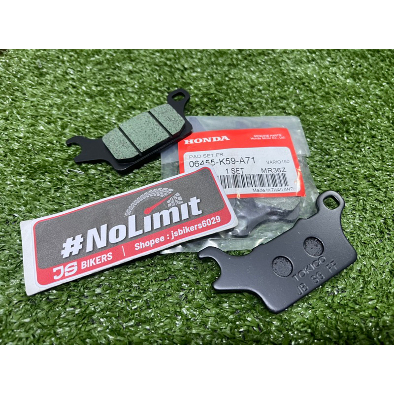 HONDA VARIO 150 K59 FRONT DISC BRAKE PAD TOKICO MADE IN THAILAND ...