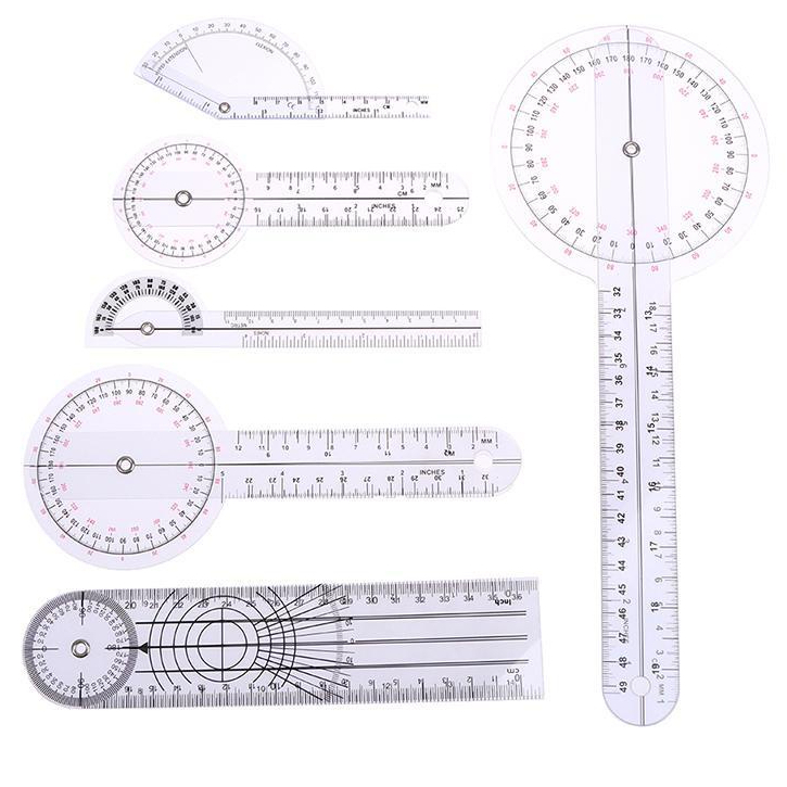 AirSpecial 6Pcs/set Goniometer Joint Ruler Orthopedics Angle Rule ...