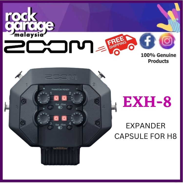 ZOOM EXH-8 EXPANDER CAPSULE FOR H8 ( EXH8 / EXH 8 ) | Shopee Malaysia