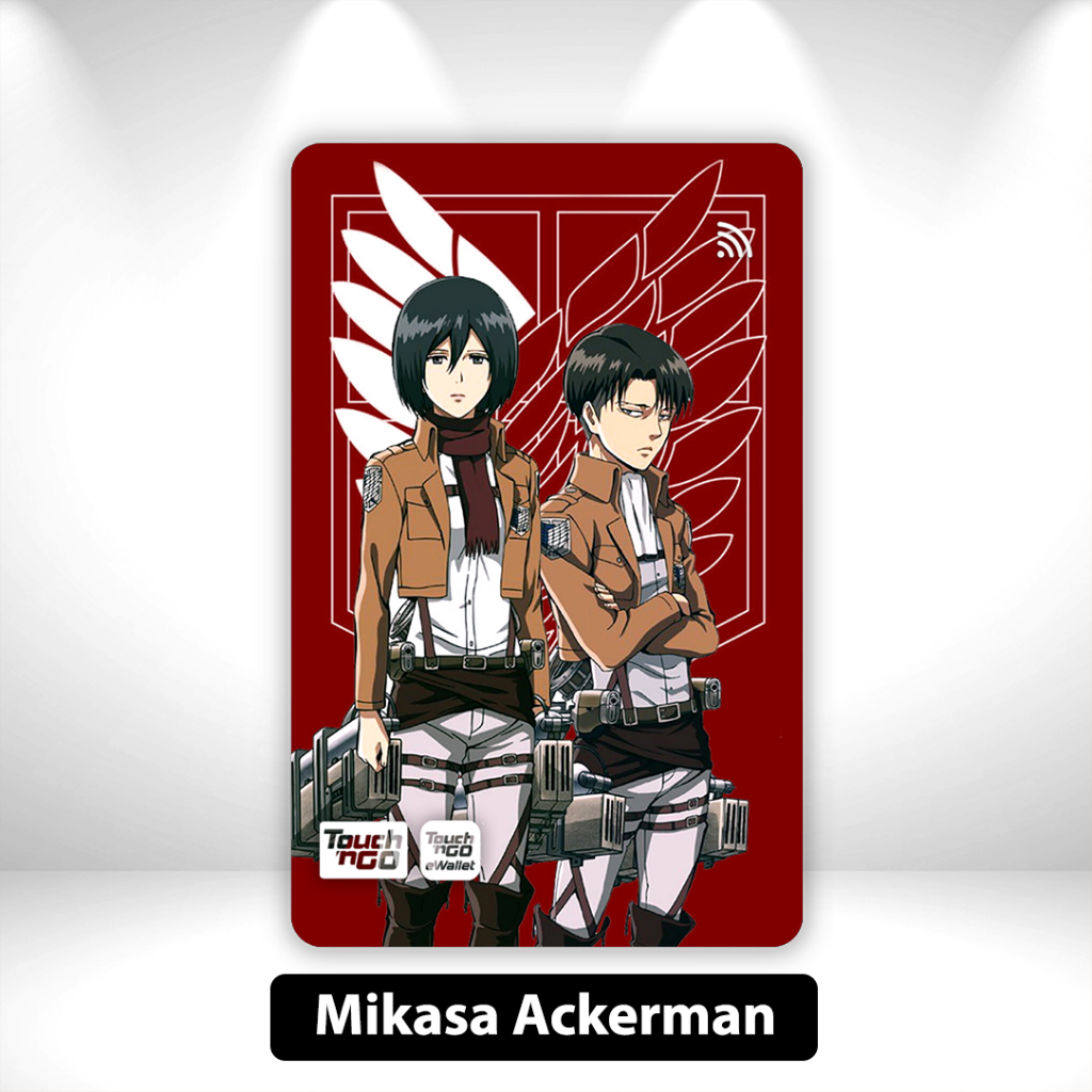 [Attack on Titan] Mikasa Ackerman - Sticker TNG Sticker NFC Card ...
