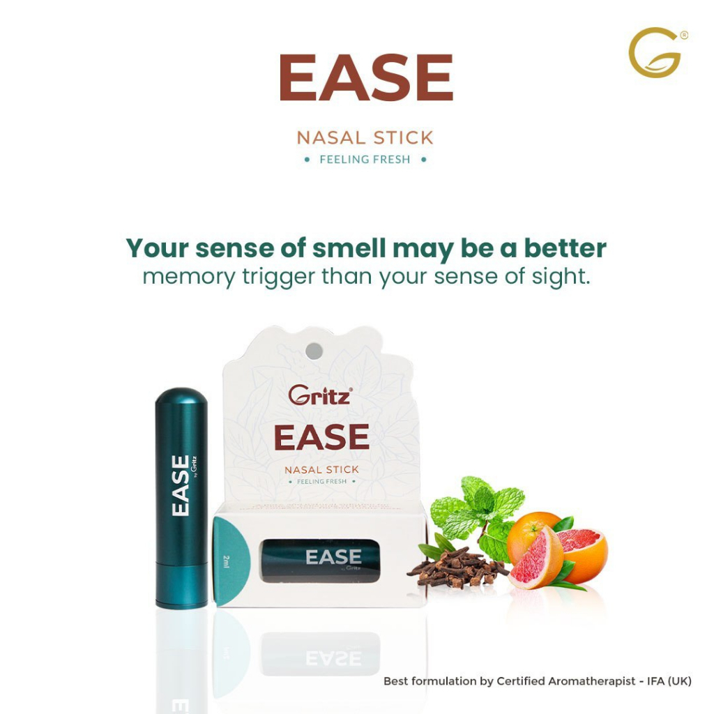 (100% ORIGINAL) GRITZ EASE NASAL STICK QUIT SMOKING AID AROMATHERAPY ...