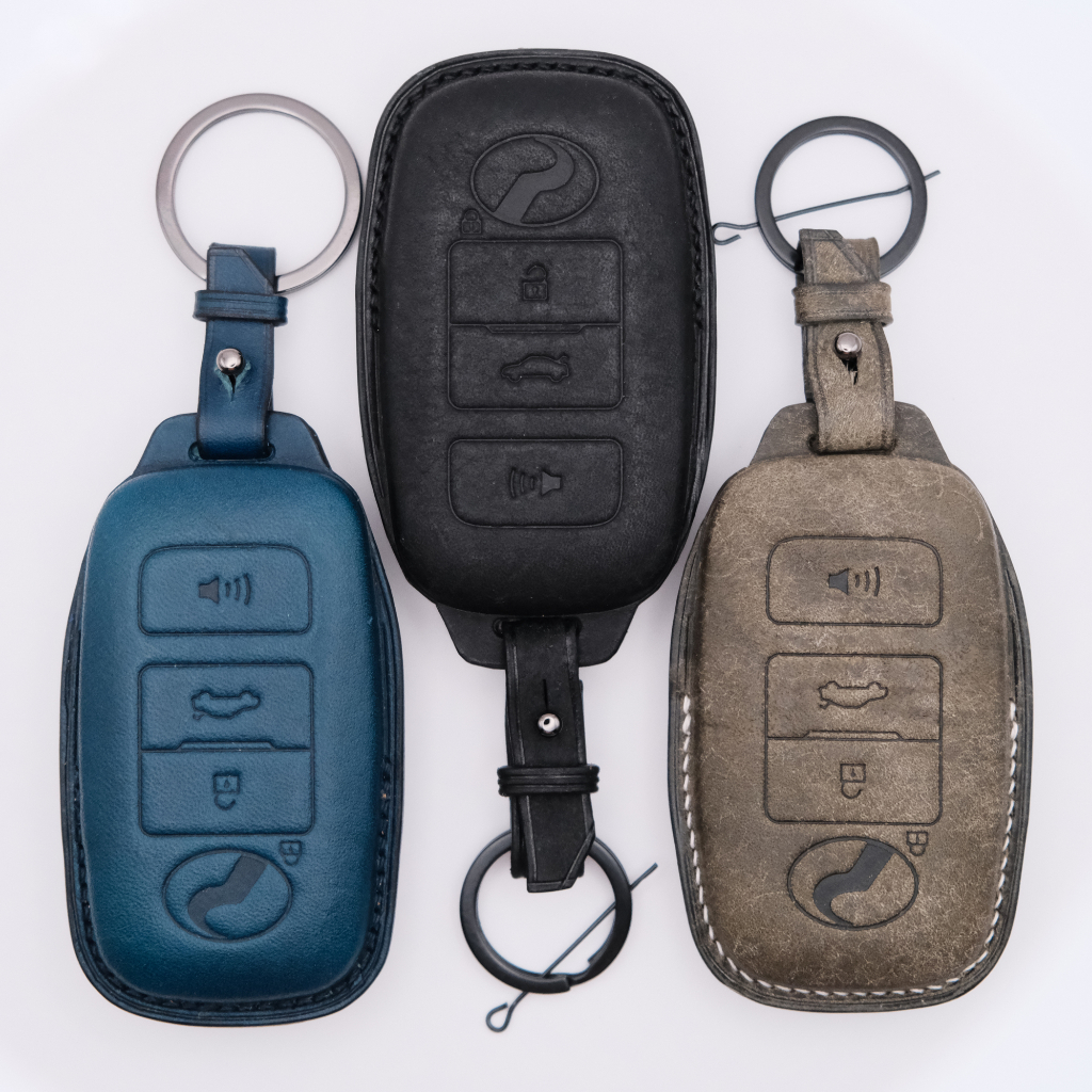 PERODUA ATIVA & MYVI CAR KEY SLEEVE | LEATHER KEY COVER | HANG ...