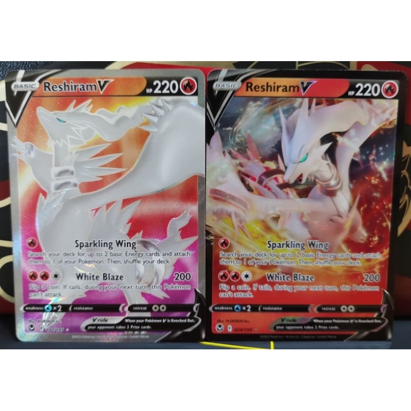 Pokémon TCG[set]🔥 - Reshiram V (Full Art) / Reshiram V | Shopee Malaysia