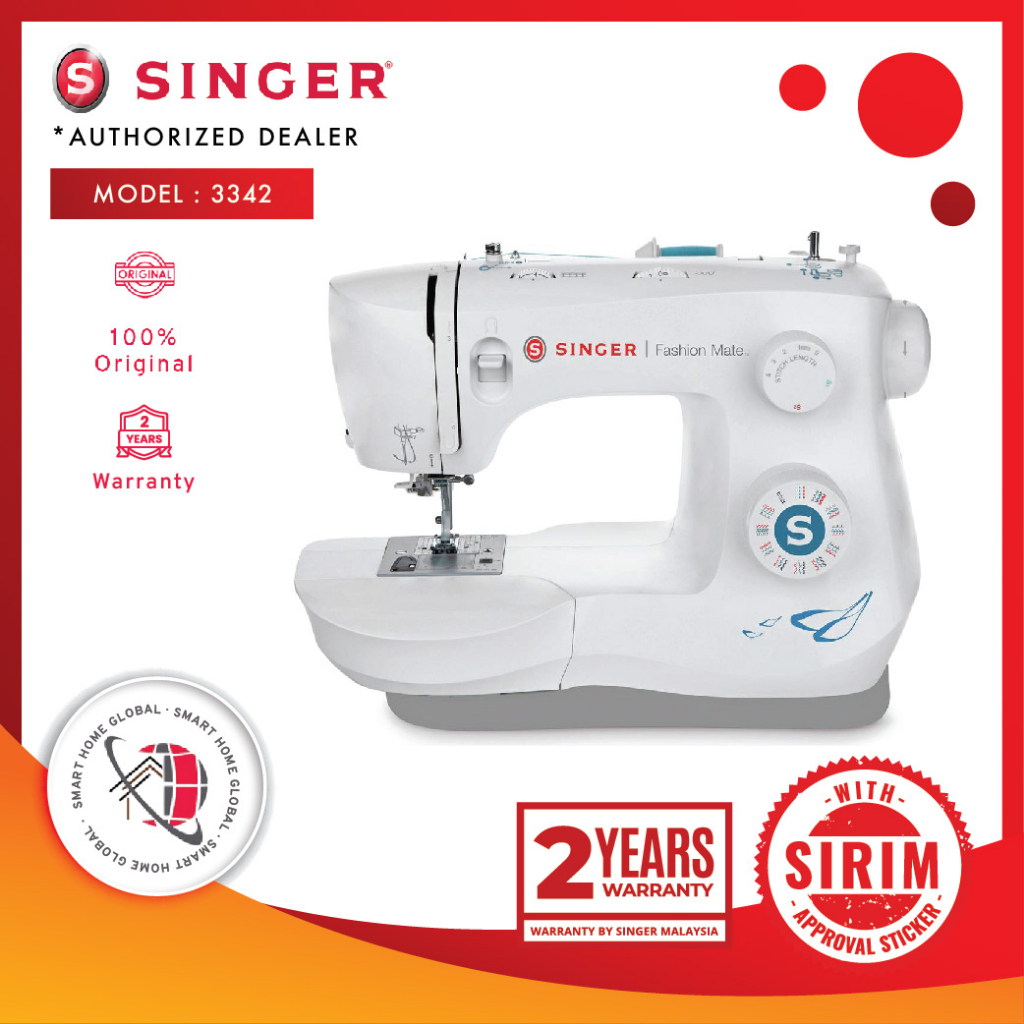 *Bubbe Wrap* Singer 3342 Lockstitch Sewing Machine *Ready Stock ...