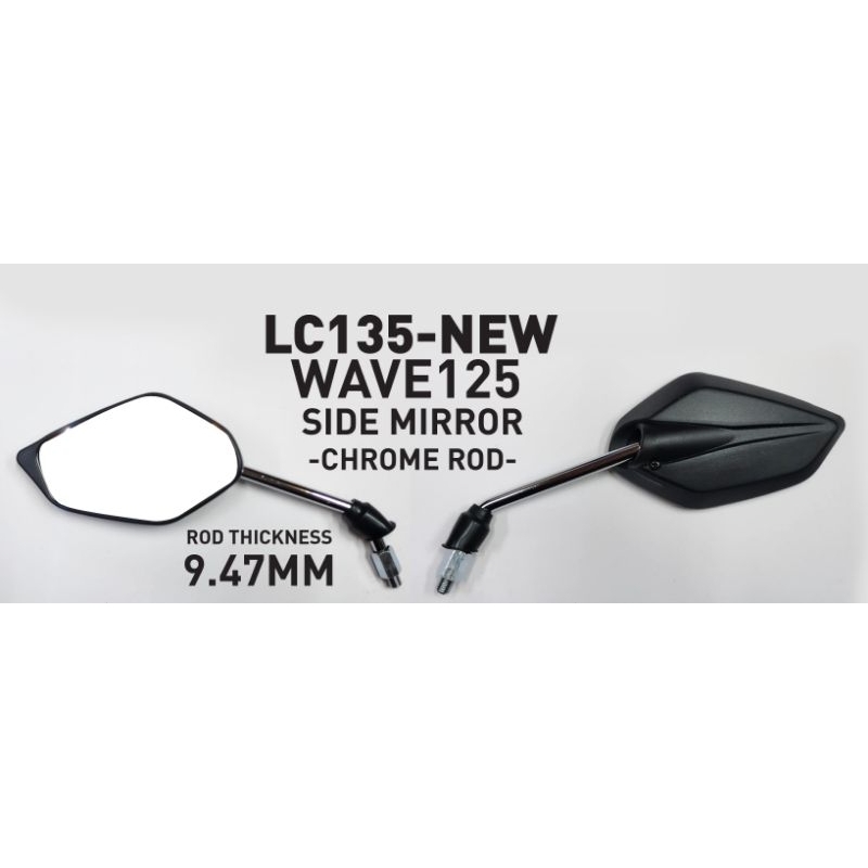 SIDE MIRROR EX5 KRISS SRL115 LC135 Y125Z YAMAHA HONDA MODENAS WARNA ...
