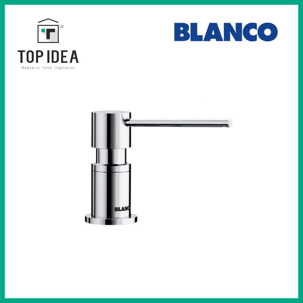 BLANCO LATO Soap Dispenser | Brass Galvanic | Chrome | Deck Mounted ...