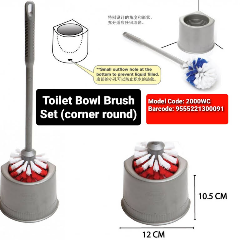 RAYACO Toilet Brush / Toilet Cleaning Tools / Berus Tandas / Alat Cuci ...