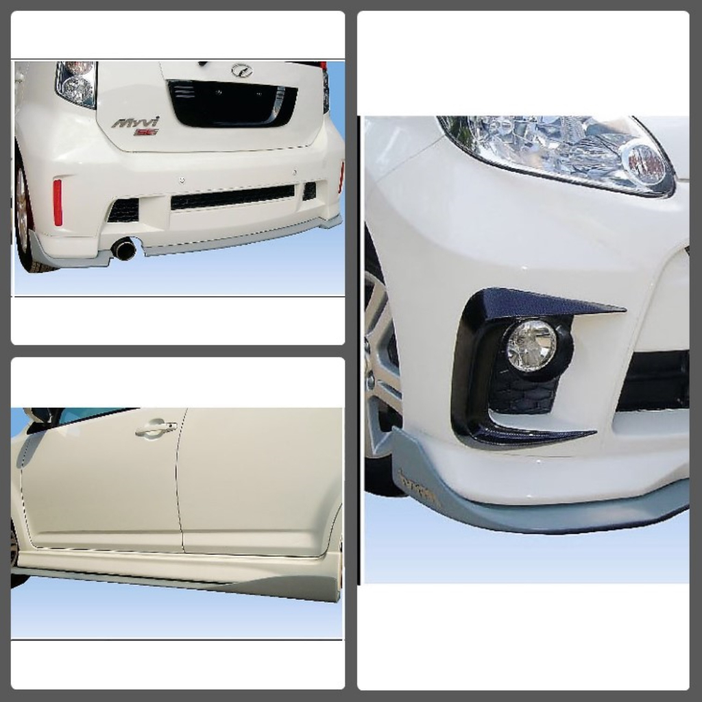 Perodua Myvi SE First Generation 1st Generation Bottom Line Skirting ...