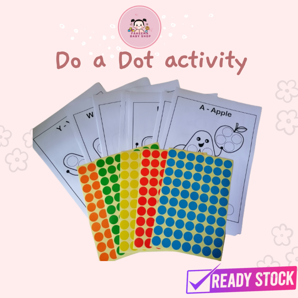 ABC Alphabet Sticker ABC Book Do a Dot Alphabet Educational Toys for ...
