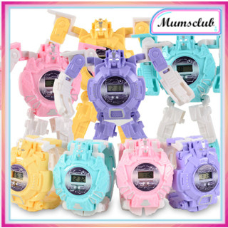 Kid's Transformer Toy Watch Digital Creative Cartoon Transformation ...